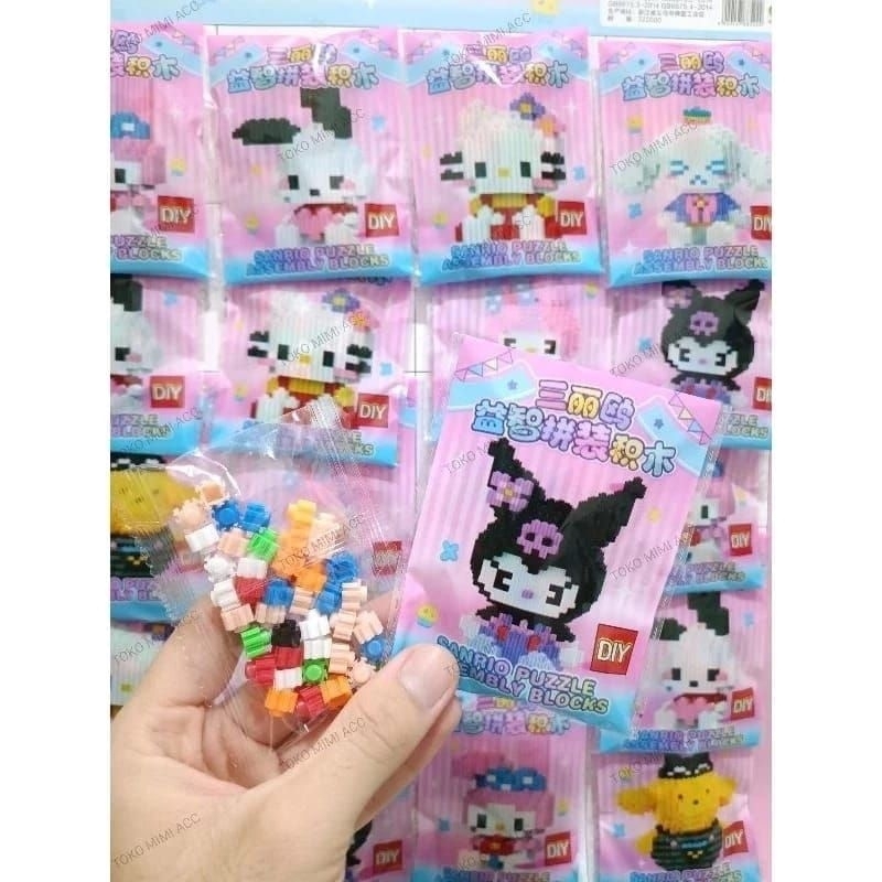 Jual Mainan Lego Mini Sanrio || Lego Brick Sanrio || Lego Block Sanrio ...