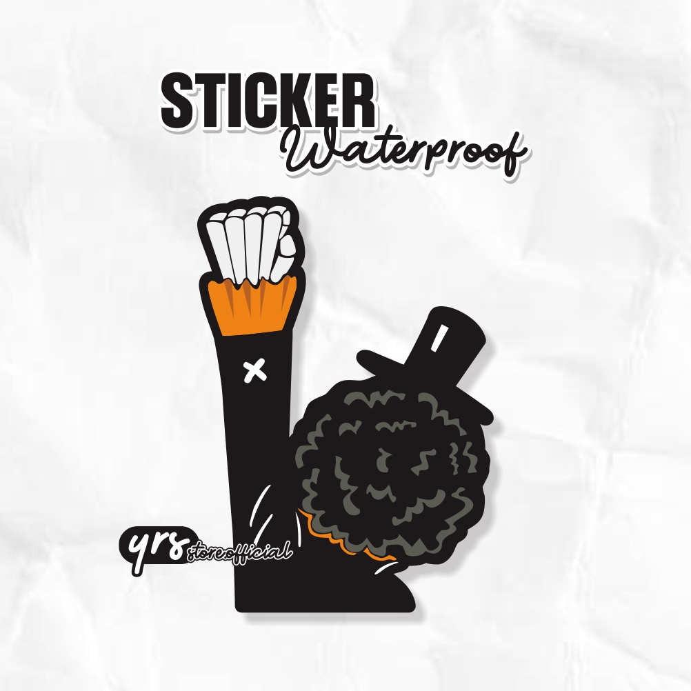 Jual Sticker Anime One Piece Brook / Sticker Anime Waterproof ukuran ...