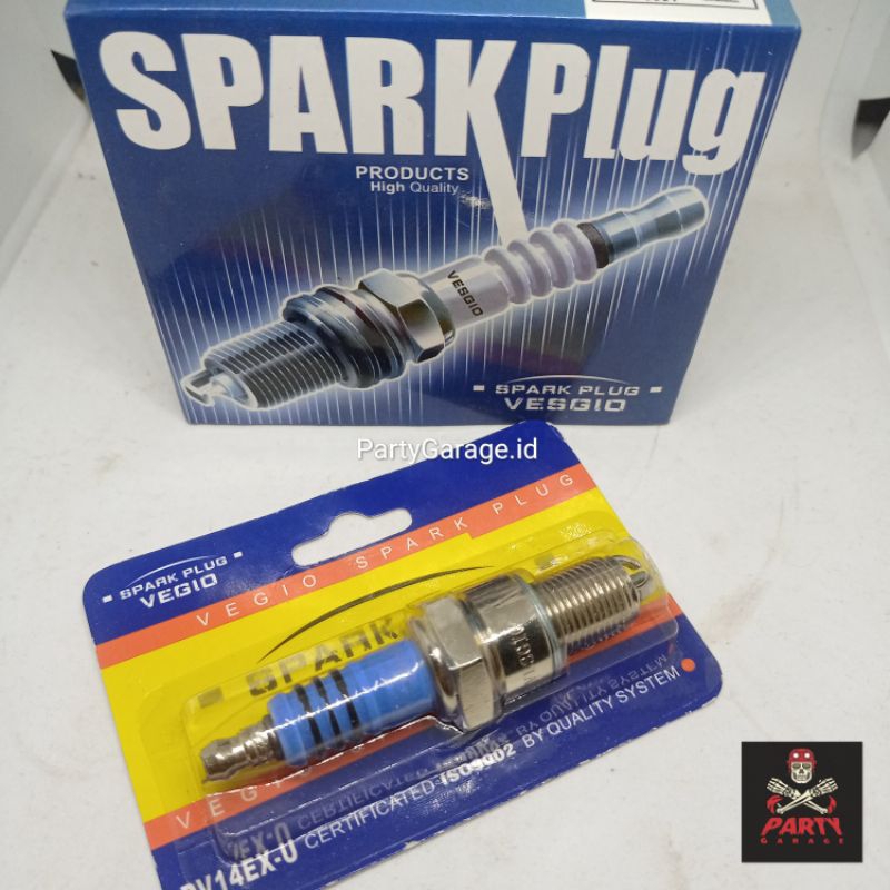 Jual BUSI KAKI 3 DRAT PANJANG UNTUK VESPA 2 TAK | Shopee Indonesia