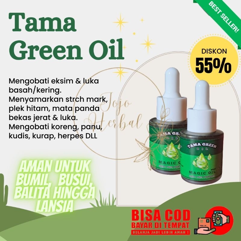 Jual Obat Kulit Tama Green Oil | Shopee Indonesia