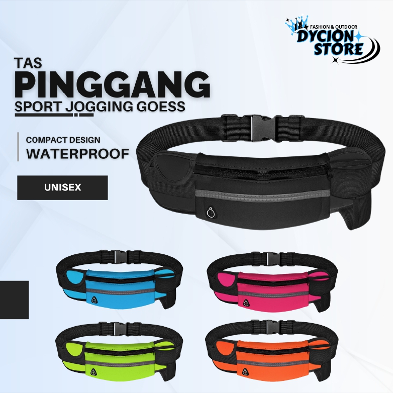 Jual Tas Pinggang Olahraga Lari Waterproof Waist Bag Sepeda Bag Running ...