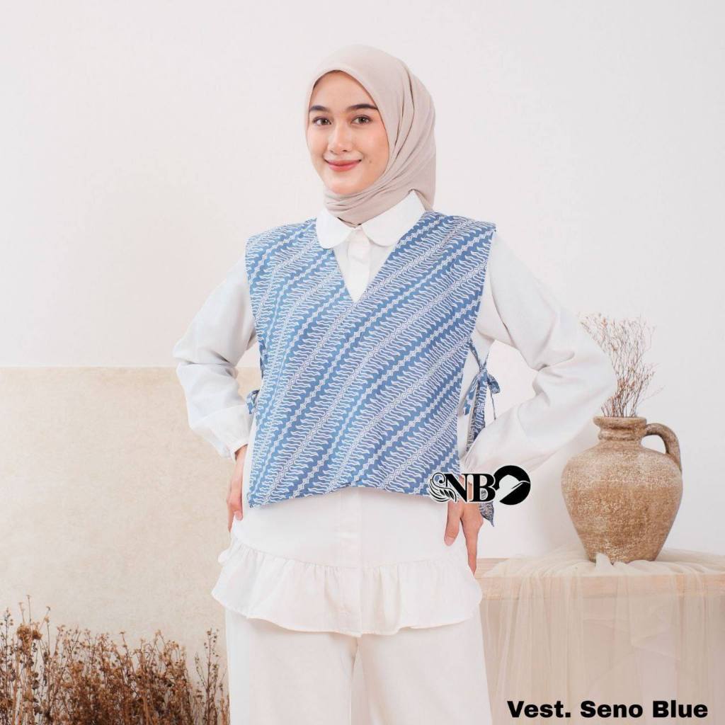 Jual PROMO Vest Batik Termurah All Size Vest Rompi Batik Viral Vest ...