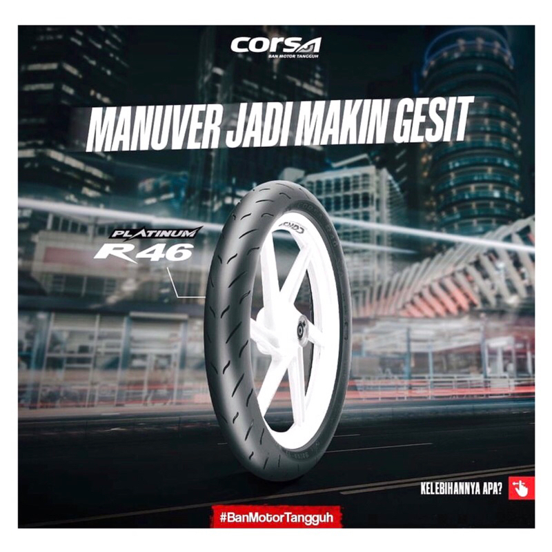 Jual Ban Balap Road Race Vario Mio Corsa R46 80/80-14 | Shopee Indonesia