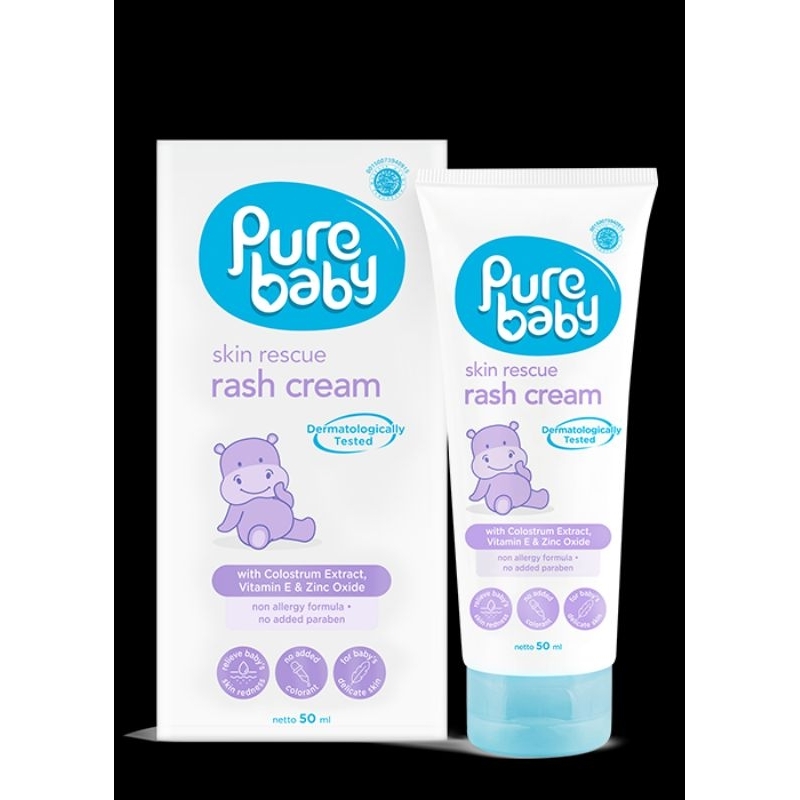 Jual Pure Baby Skin Rescue Rash Cream 50ml | Shopee Indonesia