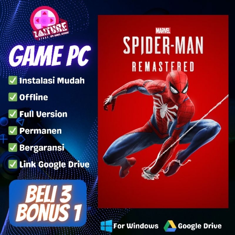 Jual Marvels Spider Man Remastered Game Pc Adventure Download Game