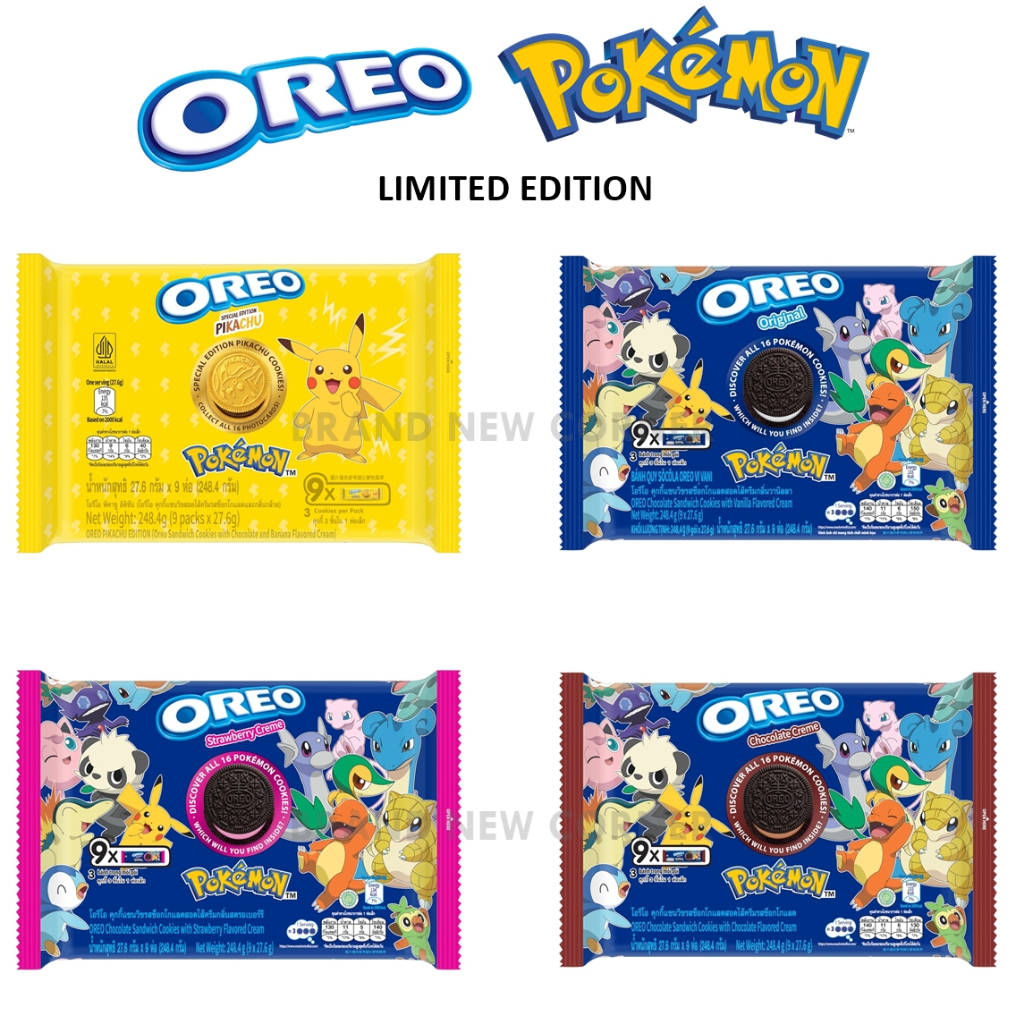 Jual [READY STOCK] Oreo Pokemon Pikachu Special Edition | Shopee Indonesia