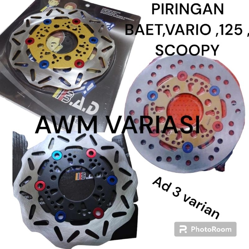 Jual PIRINGAN CAKRAM VARIASI UKURAN STANDAR HONDA MATIC UNIVERSAL BISA ...