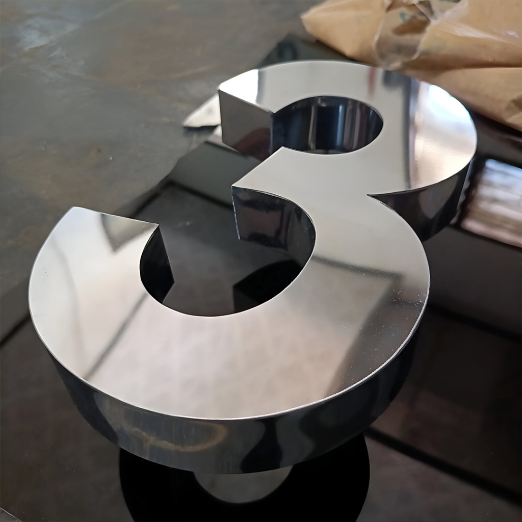 Jual Huruf & Angka Timbul Full Stainless 3D Untuk Nomor Rumah & Papan ...