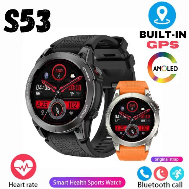 Jual 2024 NEW Zeblaze Stratos 3 Premium GPS suitable for S53 Smart Watch Real GPS 1.43" AMOLED ...