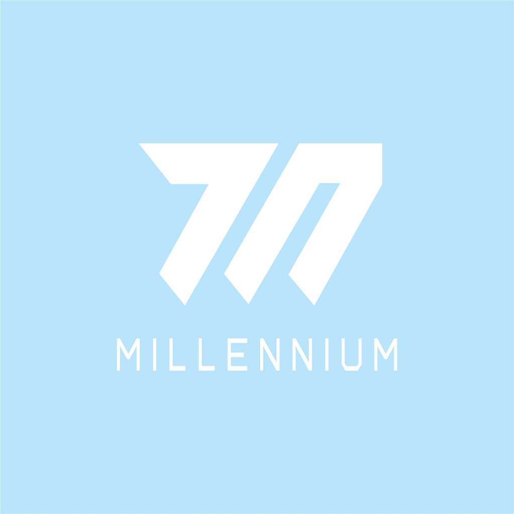 Jual Cutting sticker millennium school logo vinyl motor mobil | Shopee ...