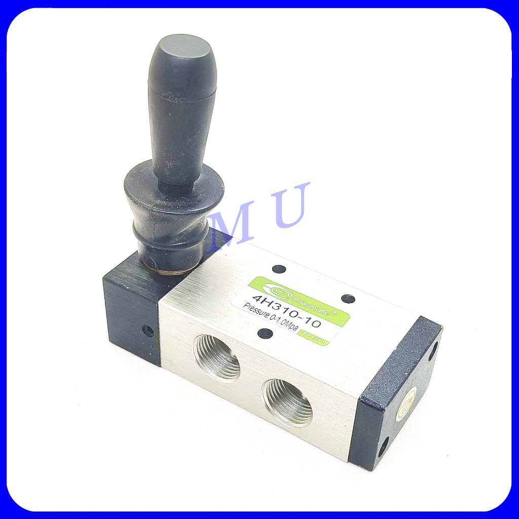 Jual 4H310-10 Hand Push Valve Pneumatic / Pneumatic Hand Lever Valve 3/8" | Shopee Indonesia
