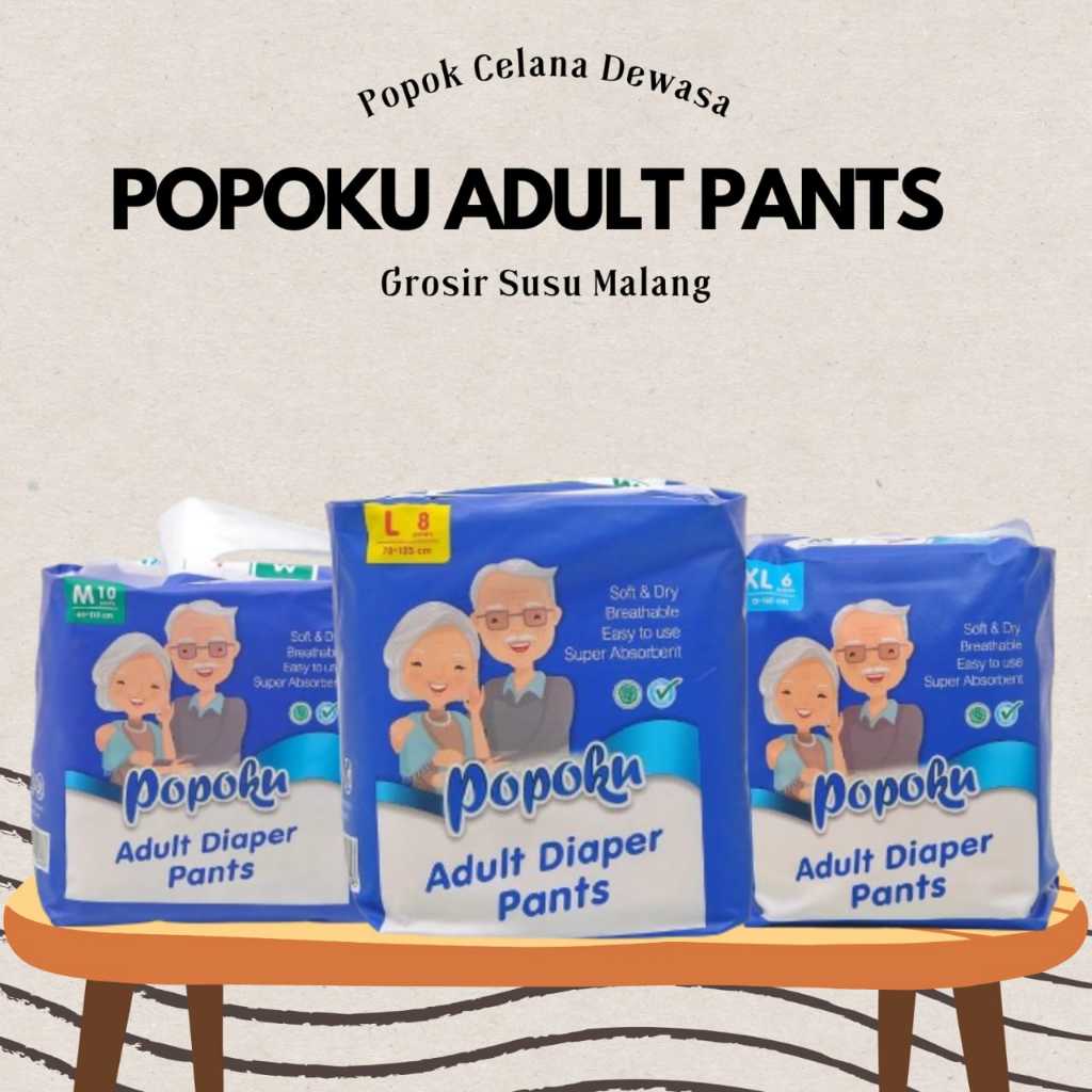 Jual POPOKU ADULT PANTS M10 L8 XL6 | Shopee Indonesia