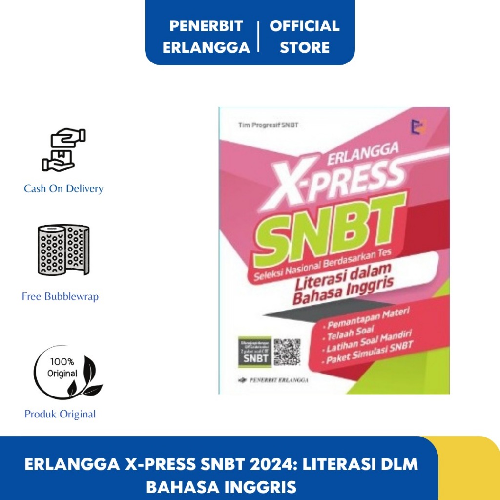 Jual [Erlangga Official] Buku Soal: Erlagga X-press Snbt 2024: Literasi ...