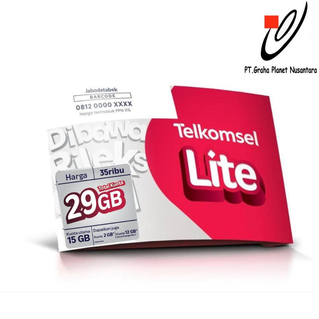 Jual [BACA DESKRIPSI] New Kartu Perdana Telkomsel Lite 15GB + 2GB ...