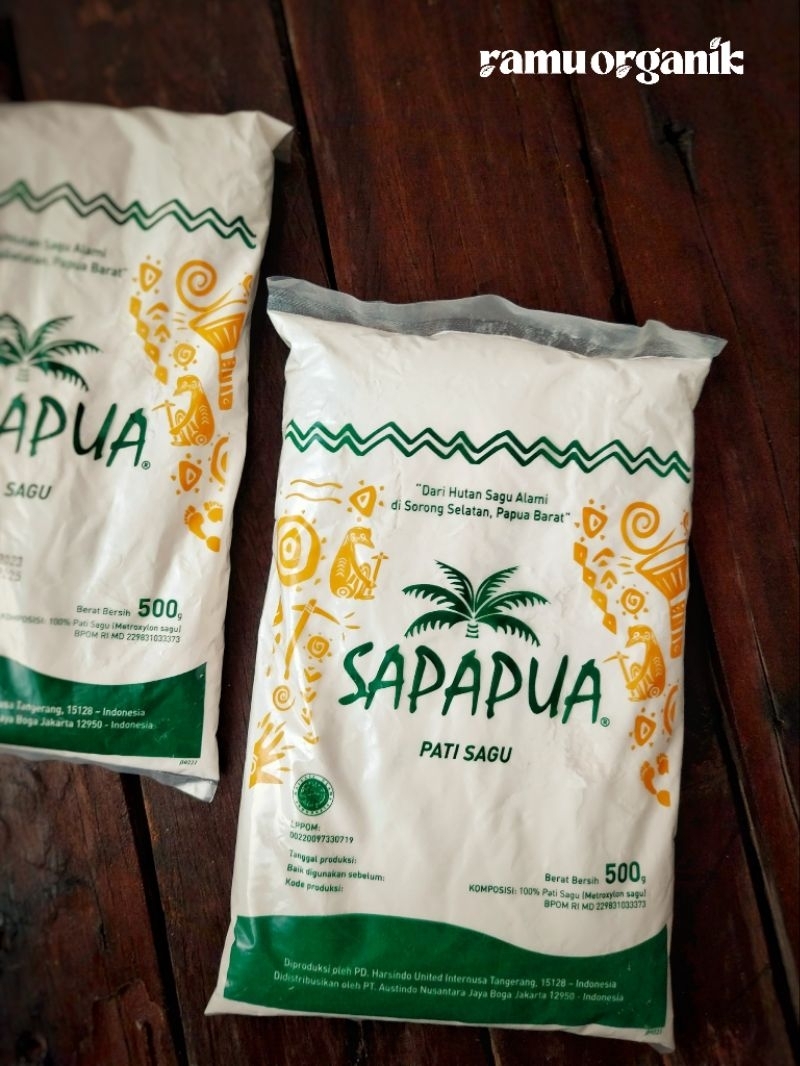 Jual SAPAPUA - TEPUNG SAGU ASAL PAPUA 500 GR | Shopee Indonesia