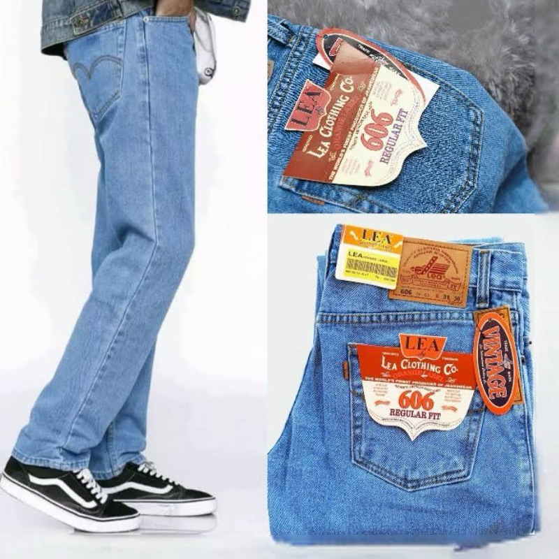 Jual Lea Jeans/ Denim/ Celana jeans pria/ Celana Jeans Formal | Shopee ...