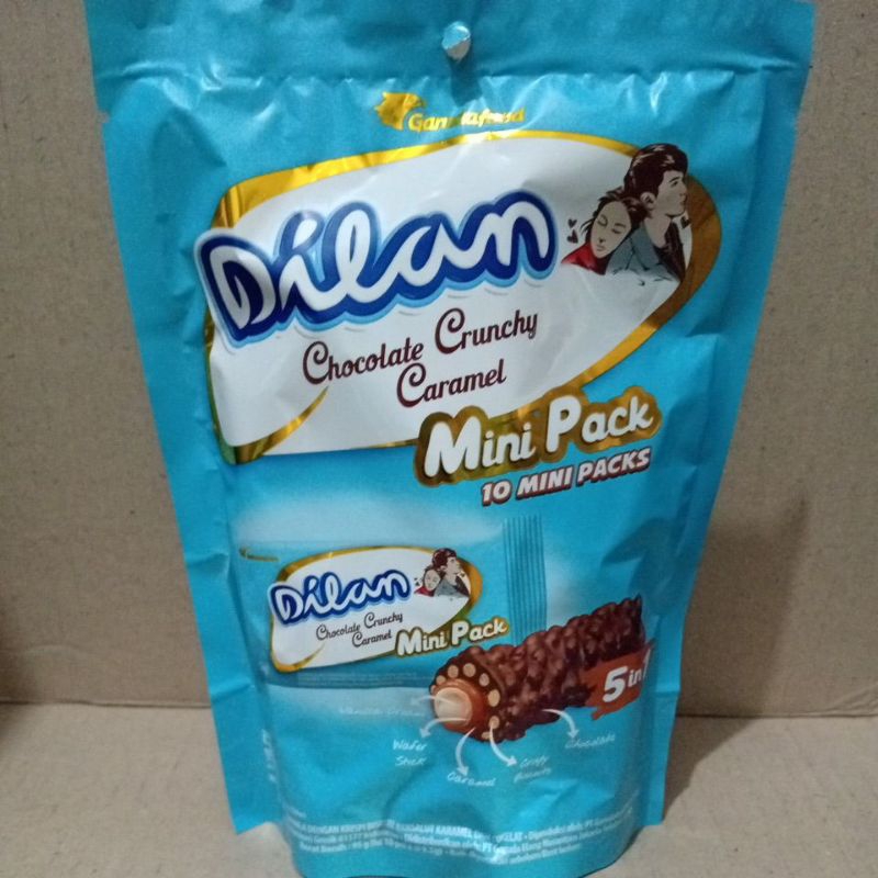 Jual Chocolate Crunchy Caramel Dilan Isi 10 | Shopee Indonesia