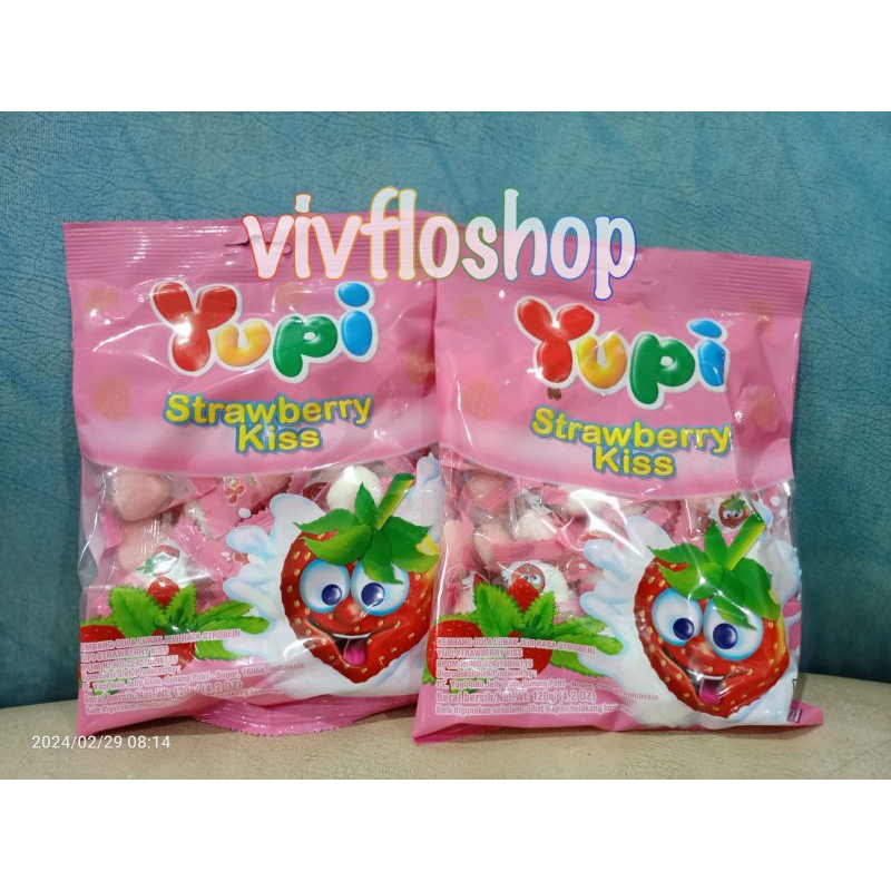 Jual Kardusan & Eceran Permen Yupi Strawberry Kiss Kemasan 120 gram ... Jual Kardusan & Eceran Permen Yupi Strawberry Kiss Kemasan 120 gram ...