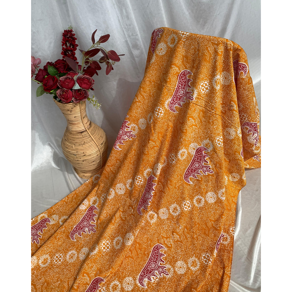 Jual Bahan Batik Khas Lampung_Motif Siger_Batik Gabovira | Shopee Indonesia