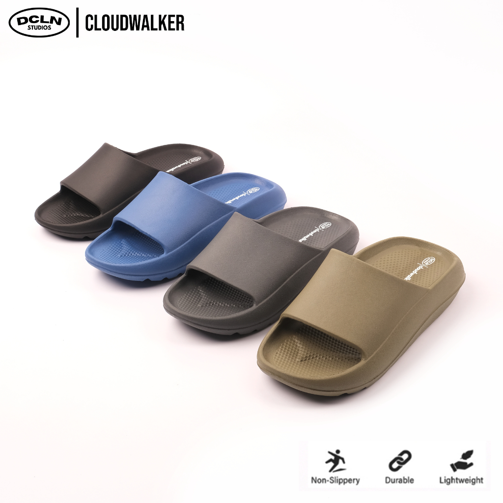 Jual Declan Recovery Sandal Slide Pria Cloudwalker 06-054 No Box ...