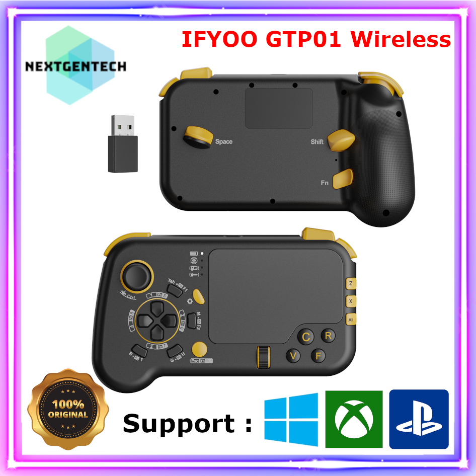 Jual IFYOO GTP01 Wireless Gamepad Controller Trackpad for Windows PS ...