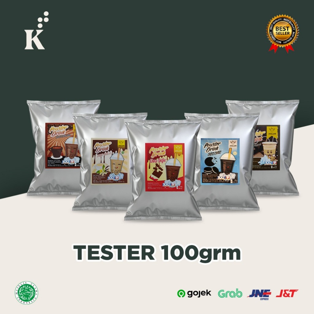 Jual Bubuk Minuman Bubble Drink Murah TESTER Reguler Kopi/Kue Javaland ...