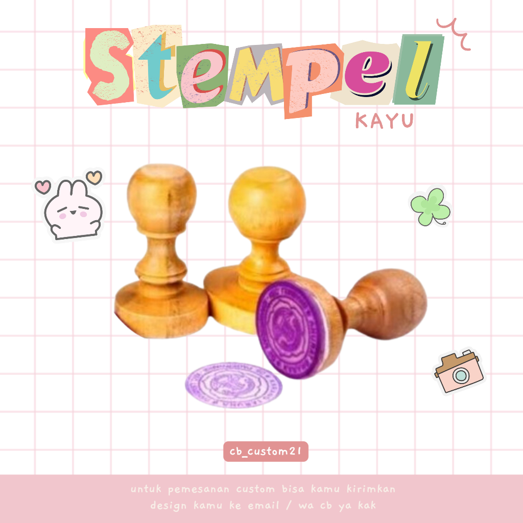Jual Stempel Manual / Stempel Kayu / Stempel Runafleks | Shopee Indonesia