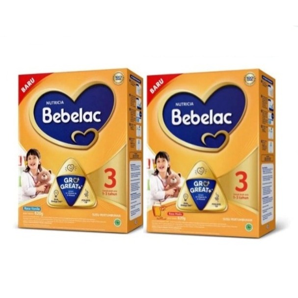 Jual Bebelac 3 620gr Madu/Vanila Nutricia Susu Pertumbuhan | Shopee ...