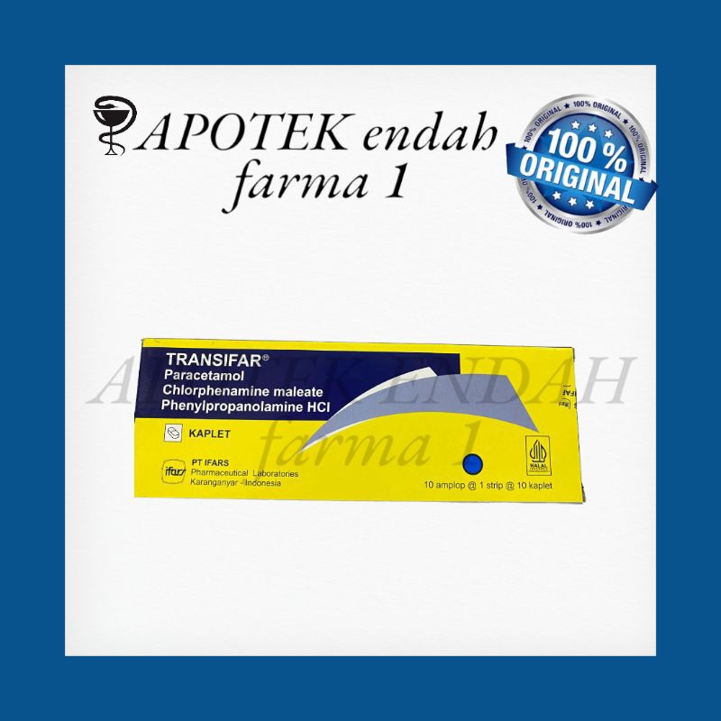 Jual TRANSIFAR TABLET PERBOX obat demam batuk pilek | Shopee Indonesia