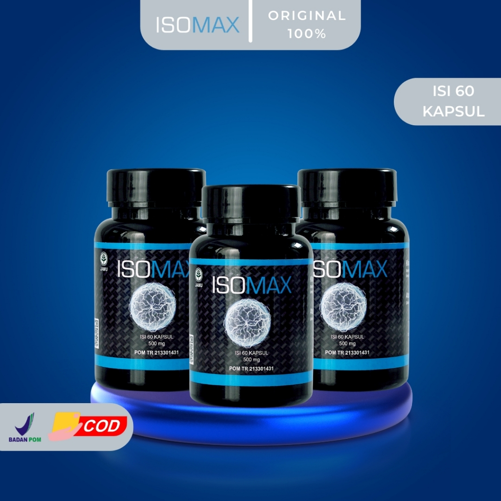 Jual ISOMAX 3 PCS Suplemen Fitness Penambah Tenaga Stamina Massa Otot ...