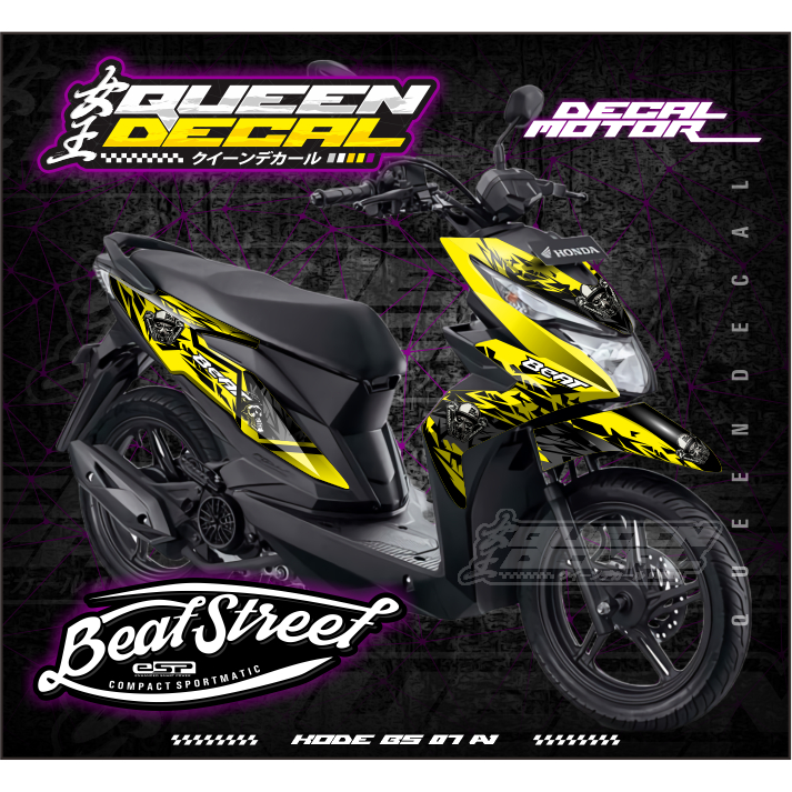 Jual STIKER DECAL BEAT STREET ESP FULL BODY // Decal Variasi Beat ...