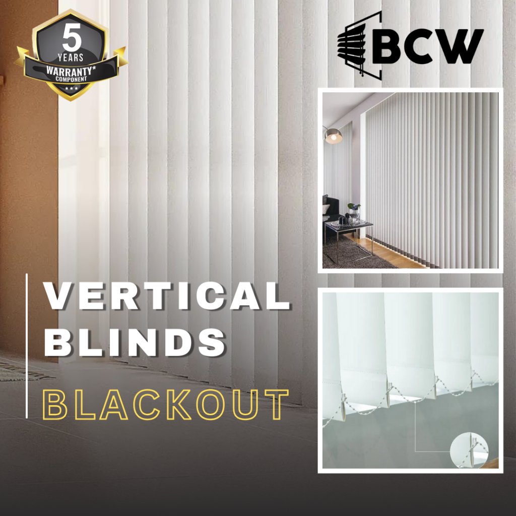 Jual Vertical Blinds 100% Blackout - Vertical Blind - Tirai Gulung - Tirai Lipat - Tirai Lipat ...