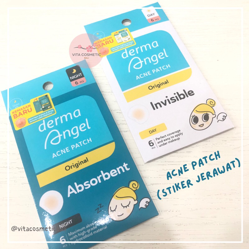 Jual Derma Angel Acne Patch Day Night : Isi 6 Patch | Plester Jerawat ...