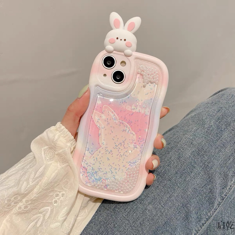 Jual Soft Case Iphone 15 Watercase Bunny Pearl Casing Silikon Silicone ...
