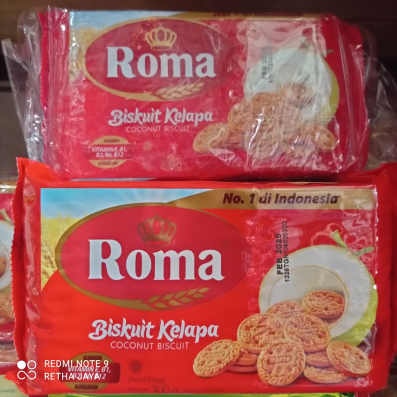Jual Biskuit Roma Kelapa 300g/Roti Roma Kelapa | Shopee Indonesia
