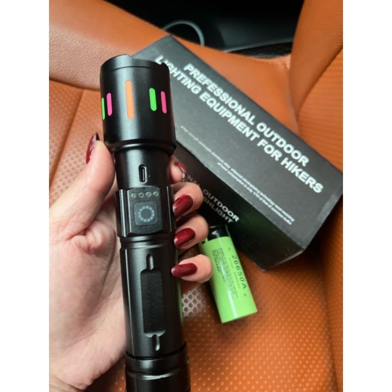 Jual Senter tangan LED LASER MT030 Super terang zoom | Shopee Indonesia