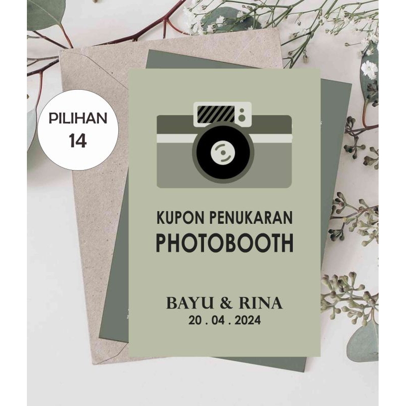 Jual ISI SERATUS PCS KUPON PHOTOBOOTH VOUCHER PHOTOBOOTH KARTU ...