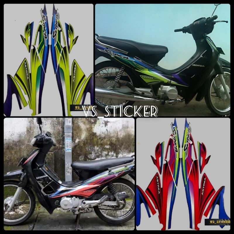 Jual STRIPING LIST STANDART MOTOR HONDA SUPRA X 2002 2003 TROMOL HITAM ...