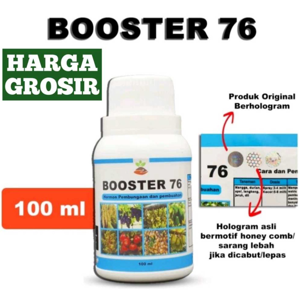 Jual Harga Spesial Pupuk Booster 76 Organik Pelebat Dan Pembesar Buah ...