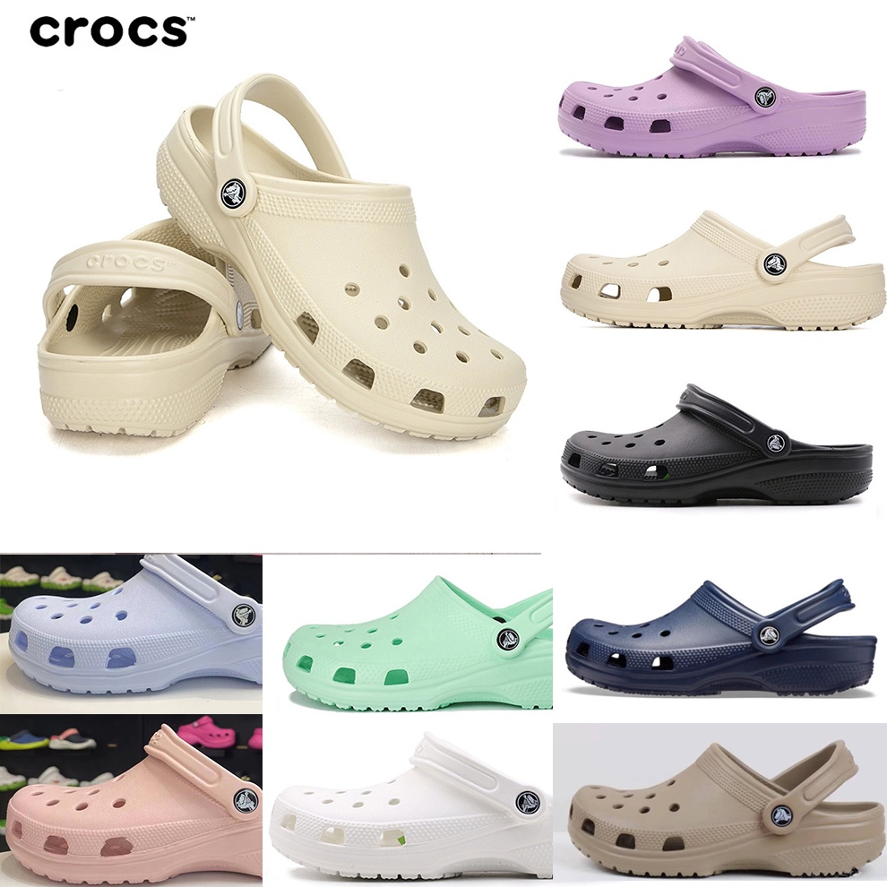 Jual KODE T27A Sandal Crocs Pria dan Wanita Anti Air Cross Bayaband ...