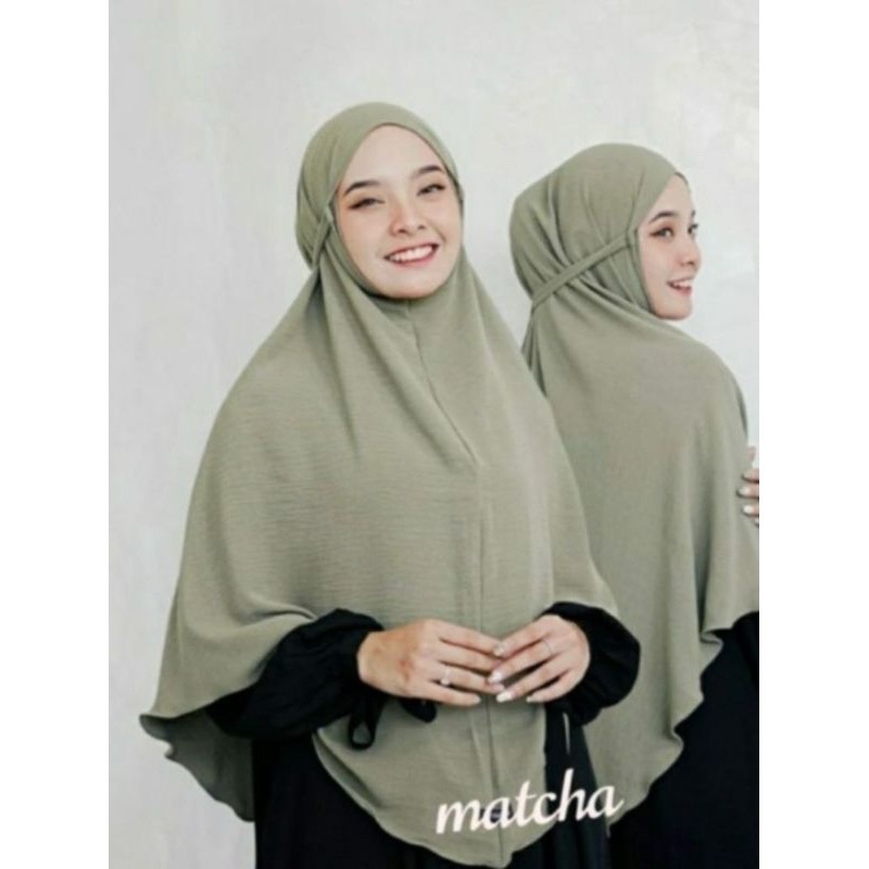 Jual BERGO XL/BAHAN CRINKLE AIRFLOW PREMIUM/HIJAB TERBARU | Shopee ...