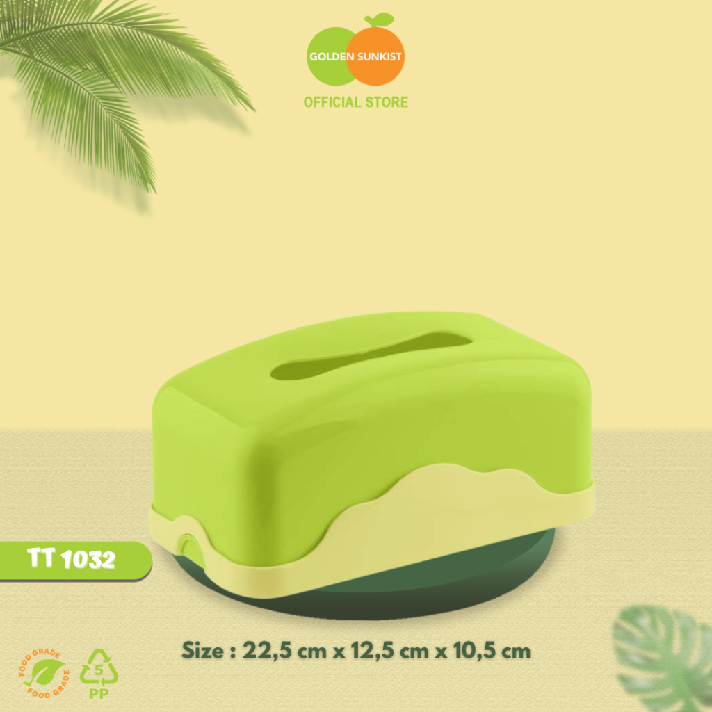 Jual Mulya Jaya Tempat Tissue Aesthetic TT 1032 Golden Sunkist Kotak ...