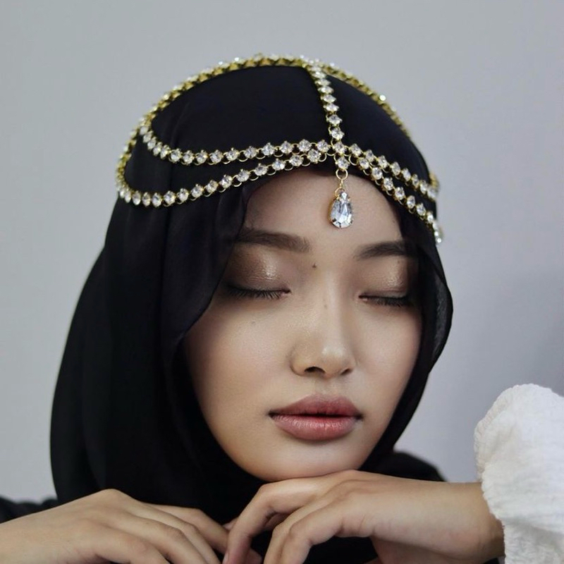 Jual headpiece arab cleopatra headpiece aksesoris wedding aksesoris ...