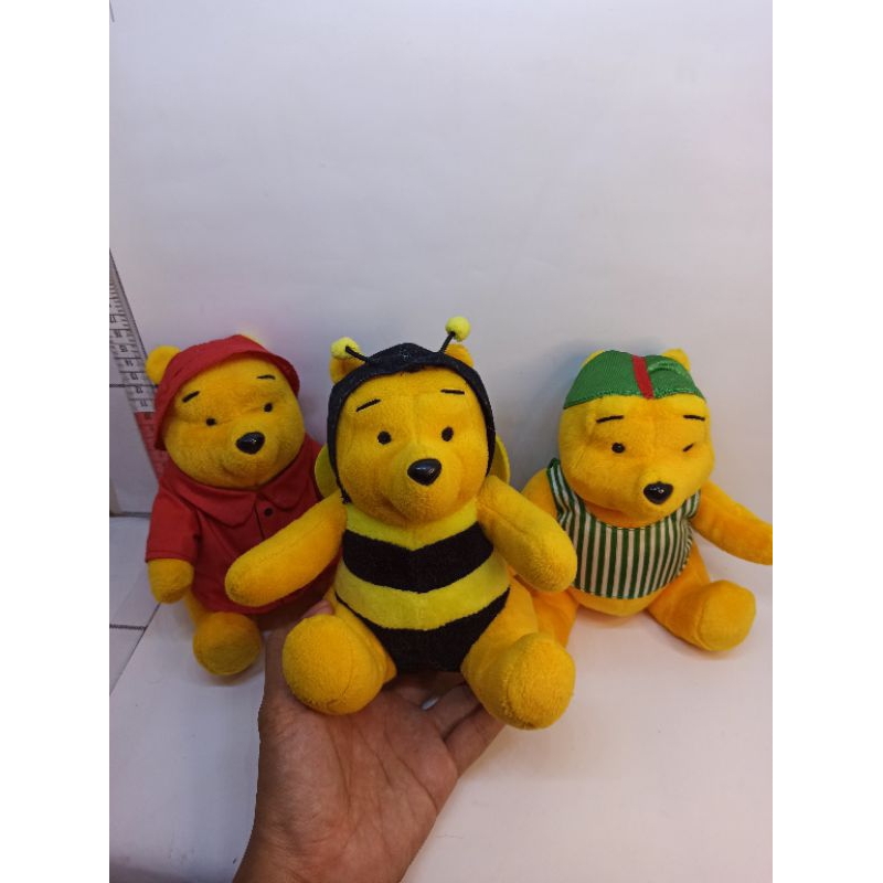 Jual boneka Winnie the Pooh bear original costum harga satuan | Shopee ...