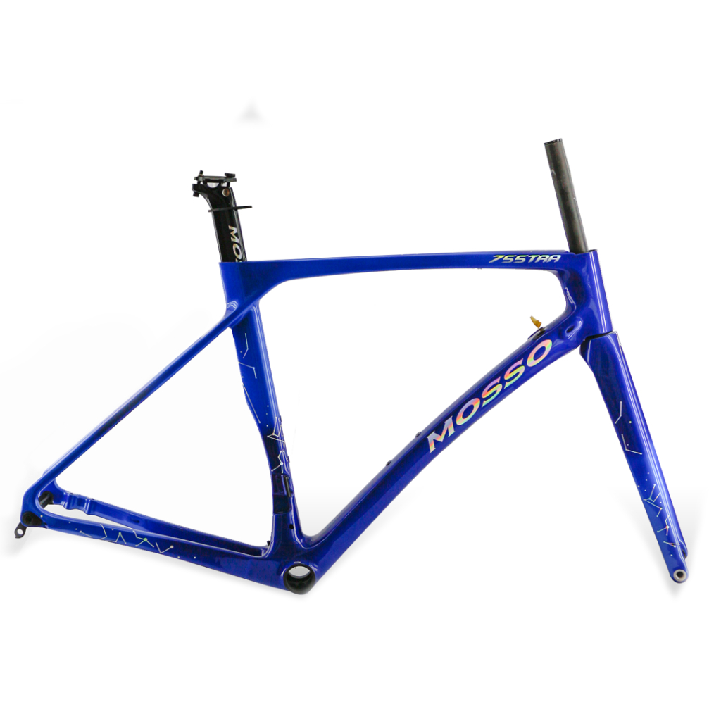 Jual Frame Roadbike MOSSO 755CB Aero Disc Expander Blue | Shopee Indonesia