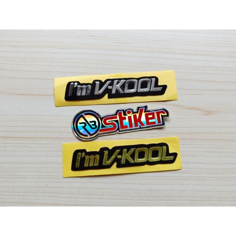 Jual Stiker kaca film Im Vkool emboss I'm V-kool | Shopee Indonesia