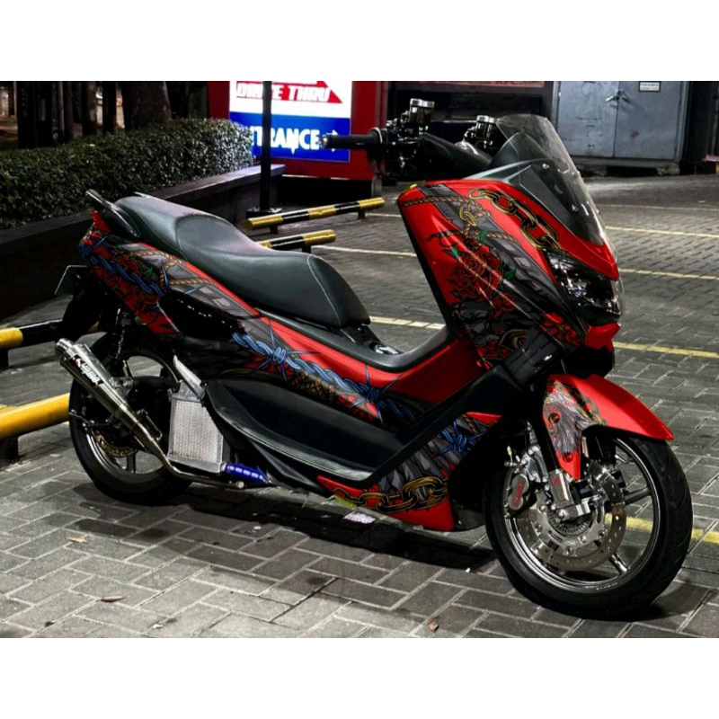 Jual Stiker Decal Full Body Nmax Old Vector Merah | Shopee Indonesia
