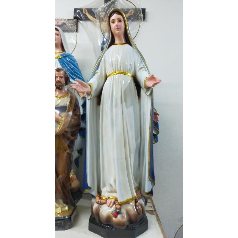 Jual Patung Maria Tangan Terbuka MTT 1Meter - Patung Maria 100cm ...