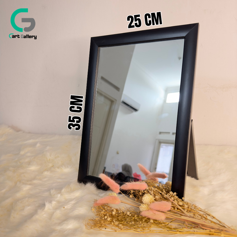Jual Cermin Kaca Mirror Standing Aesthetic 35 X 25 cm Meja Rias Kamar ...