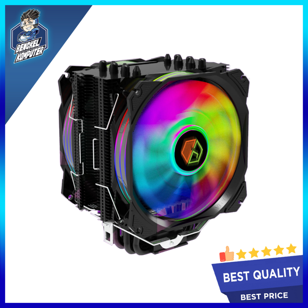 Jual CPU COOLER CUBE GAMING STORM V2 DUAL FAN ARGB | Shopee Indonesia
